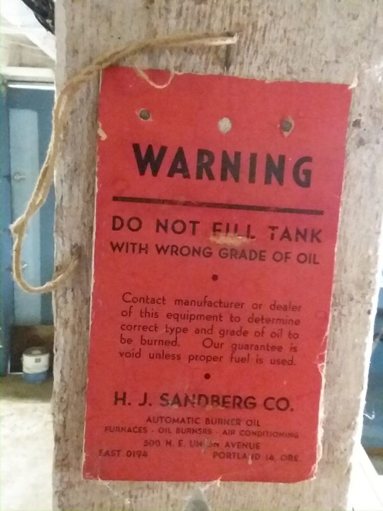 Do you have an oil tank? Additional Signs of Heating Oil Tanks - Rush ...